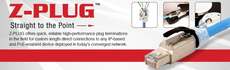 Siemon's Z-Plug field terminated plug - Cat6A RJ45 plug